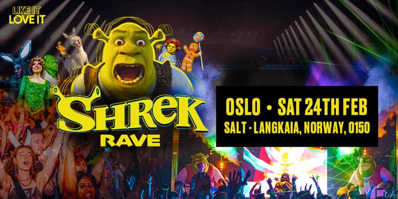 Shrek Rave Europe Tickets – Shrek Rave Official