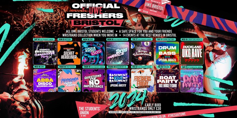 The Students' Union at UWE tickets and events | FIXR