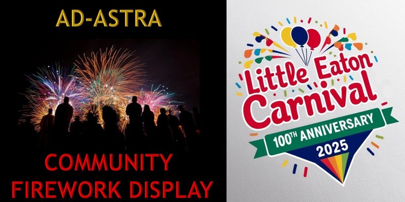 Little Eaton Carnival Ad-Astra Firework Display tickets on Saturday ...