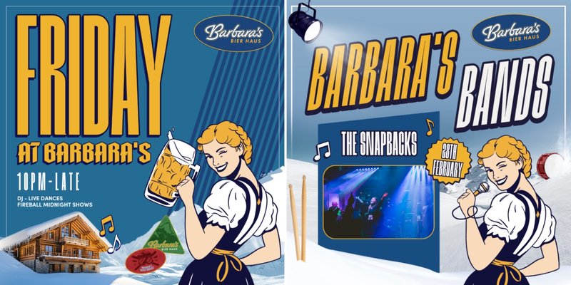 Friday Nights at Barbara's! & The Slapbacks LIVE Band! tickets on ...