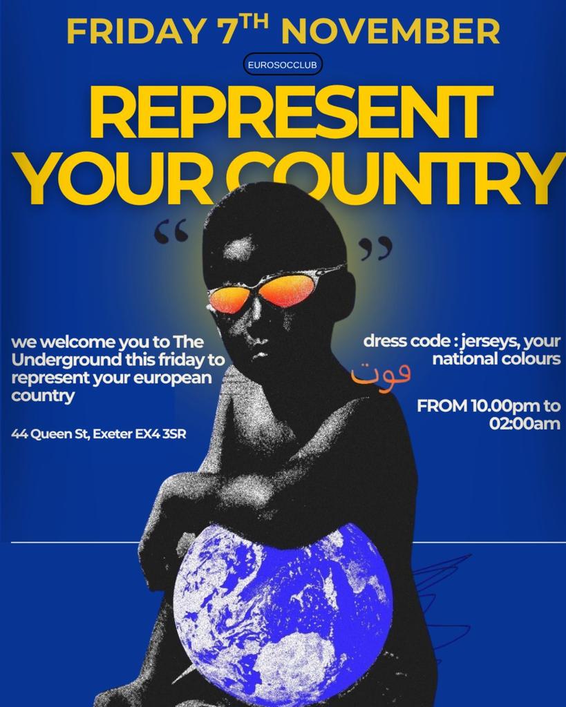 EURO CLUB PRESENTS: REP YOUR COUNTRY tickets on Friday 7 Nov | European ...