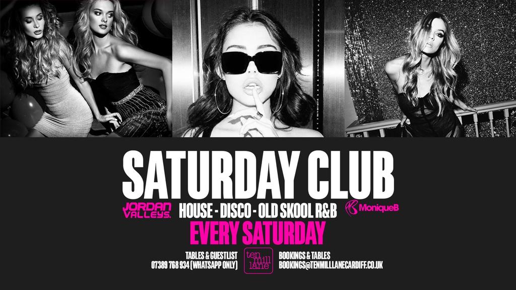 SATURDAY CLUB tickets on Saturday 7 Feb | Ten Mill Lane | FIXR