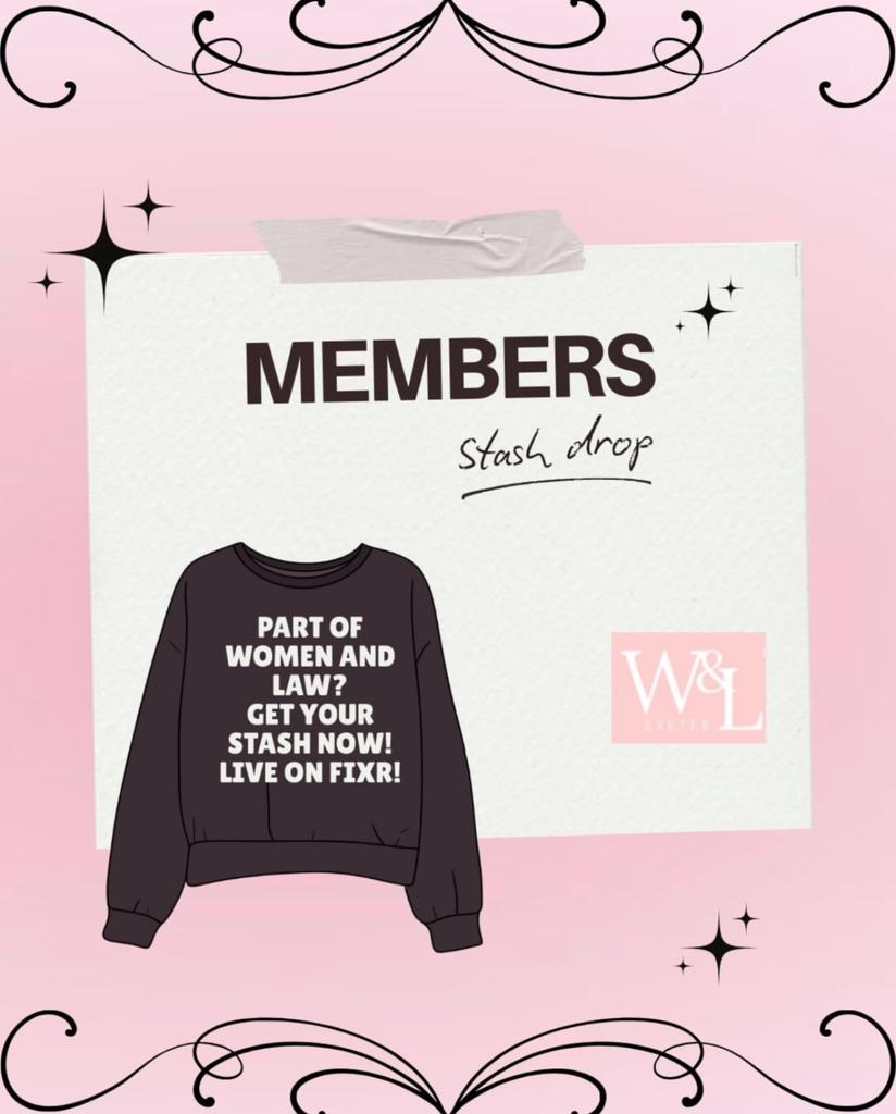 Women & Law Member Stash '25/26 tickets on Sunday 4 Jan | UoE Women ...